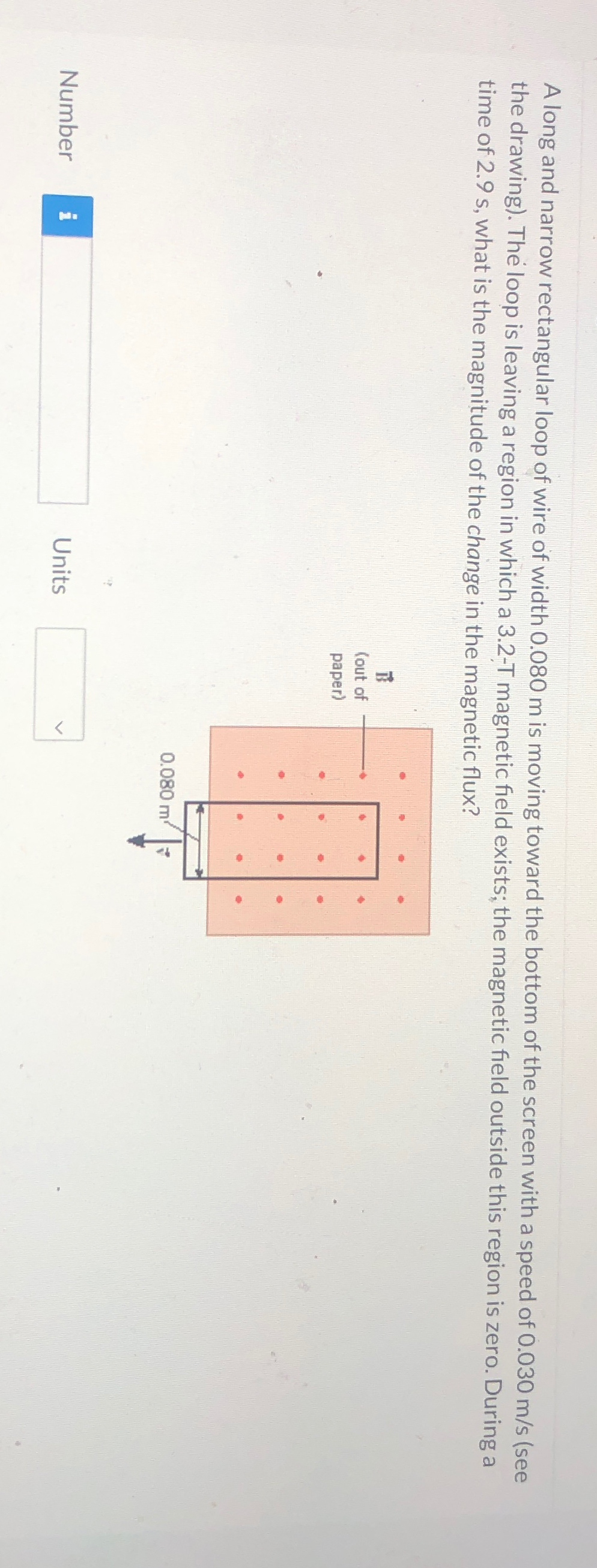 Solved A long and narrow rectangular loop of wire of width | Chegg.com