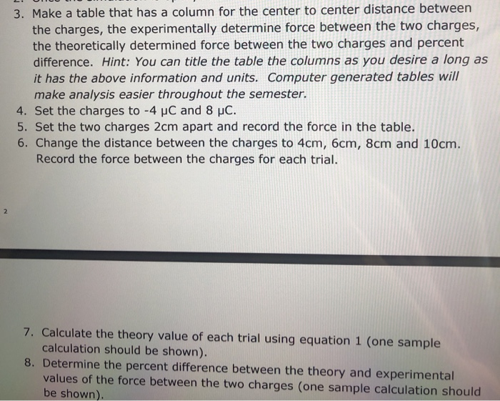 3. Make a table that has a column for the center to | Chegg.com