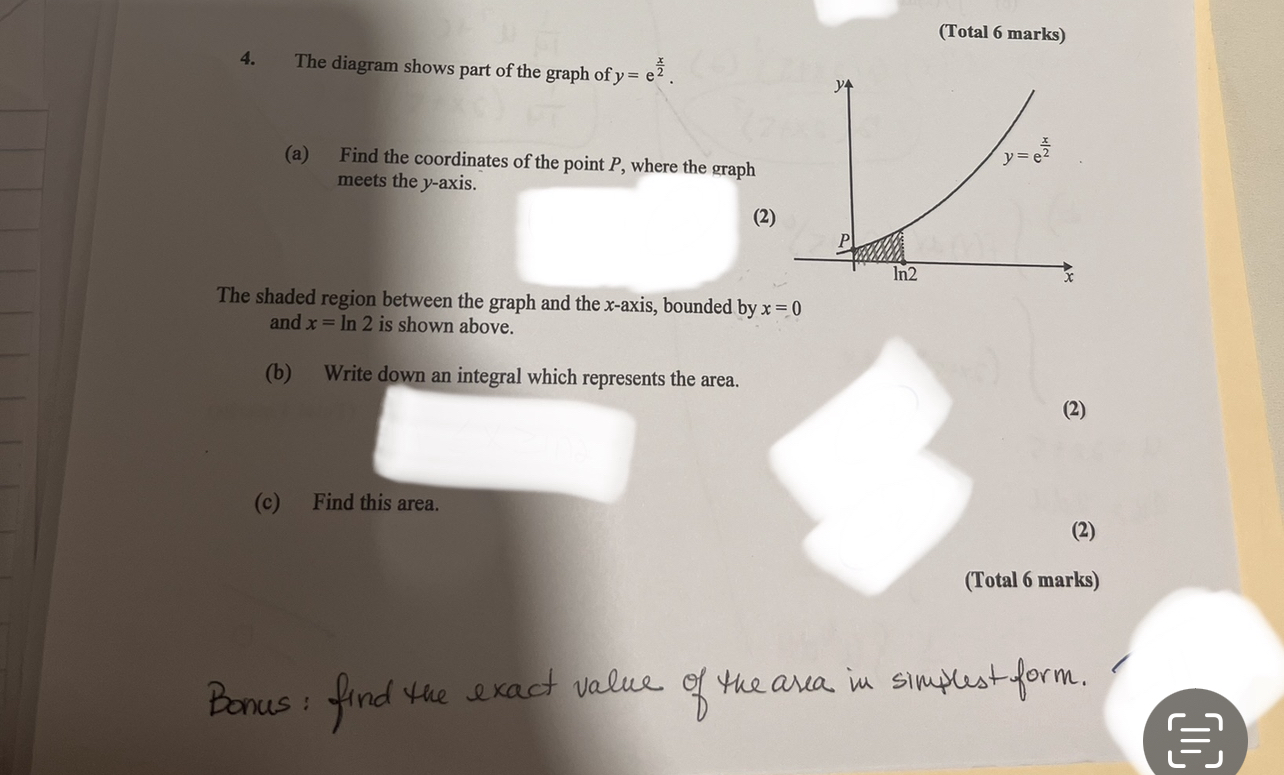 Solved (Total 6 ﻿marks)4. ﻿The diagram shows part of the | Chegg.com