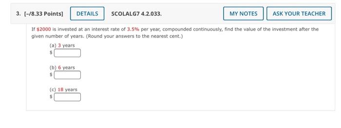 Solved 3. [-18.33 Points) DETAILS SCOLALG7 4.2.033. MY NOTES | Chegg.com