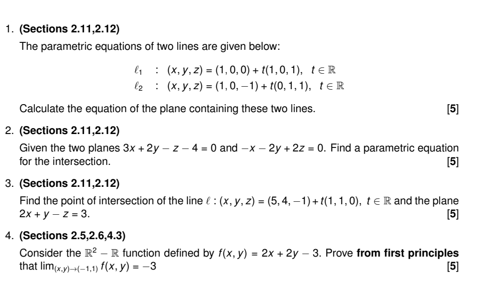 Solved (Sections 2.11,2.12)The parametric equations of two | Chegg.com