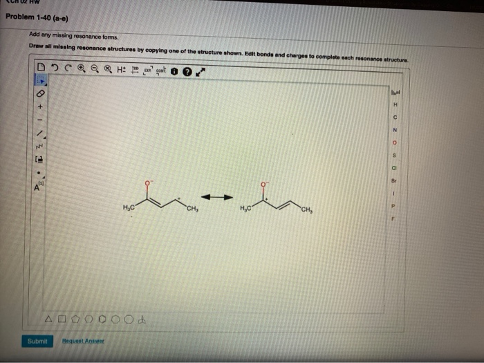 Solved Part A Add any missing resonance forms. Draw all | Chegg.com Solved Part A Add any missing resonance forms. Draw all | Chegg.com