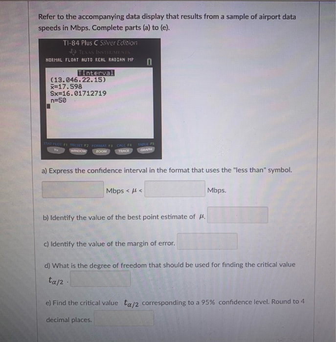 Solved Refer to the accompanying data display that results | Chegg.com