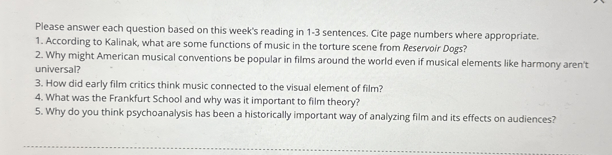 Please answer each question based on this week's | Chegg.com