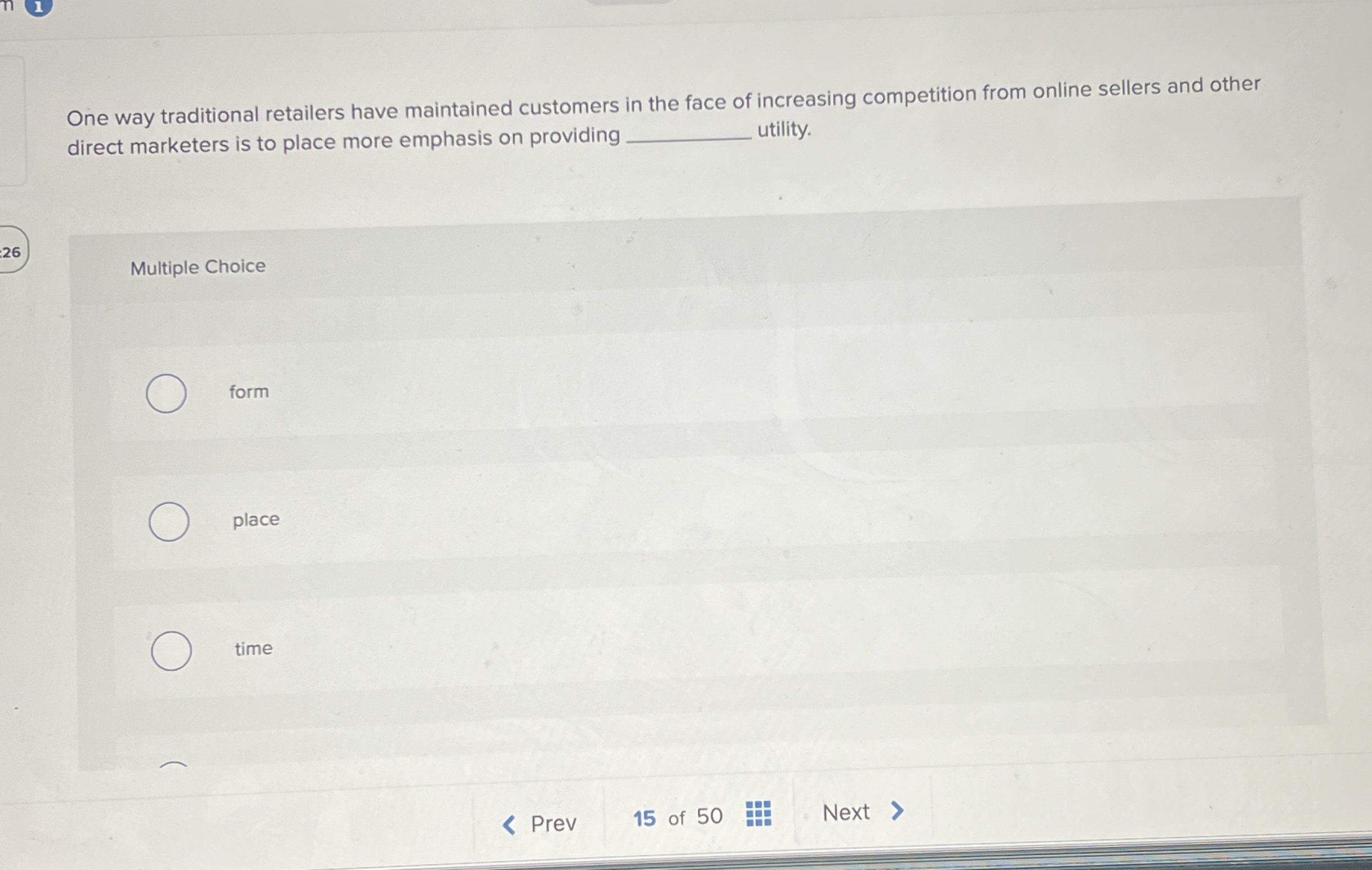 Solved One way traditional retailers have maintained | Chegg.com