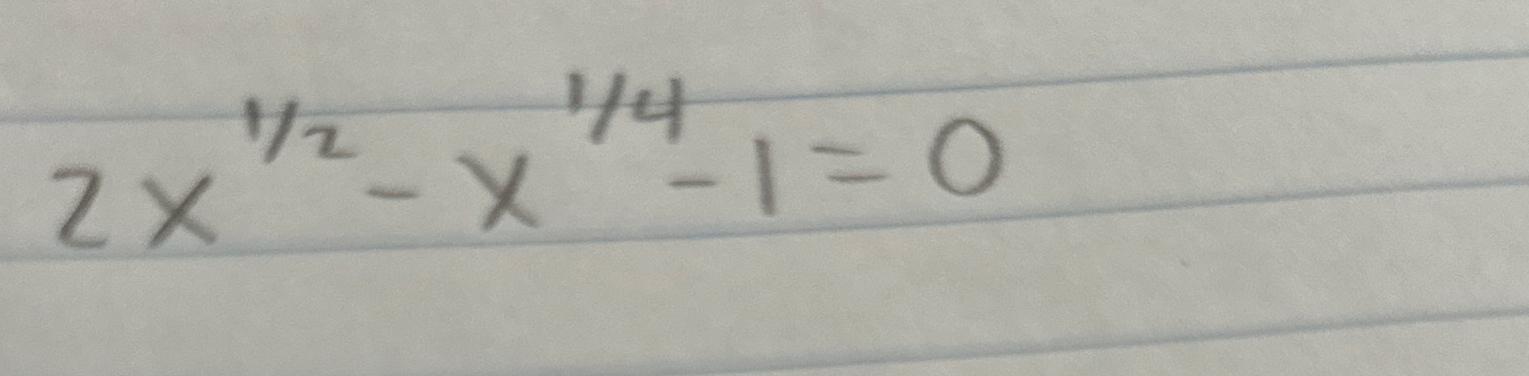Solved 2x12-x14-1=0 | Chegg.com
