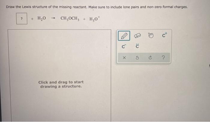Solved Draw the Lewis structure of the missing reactant. | Chegg.com