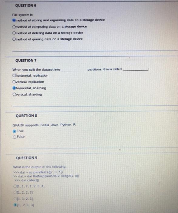 Solved File syntem is: method of storing and organizing data | Chegg.com