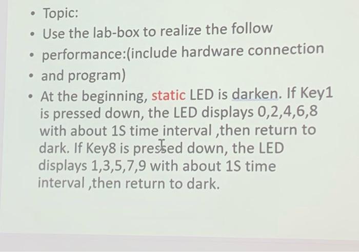 Solved Using Keil uVision software, design the code to | Chegg.com