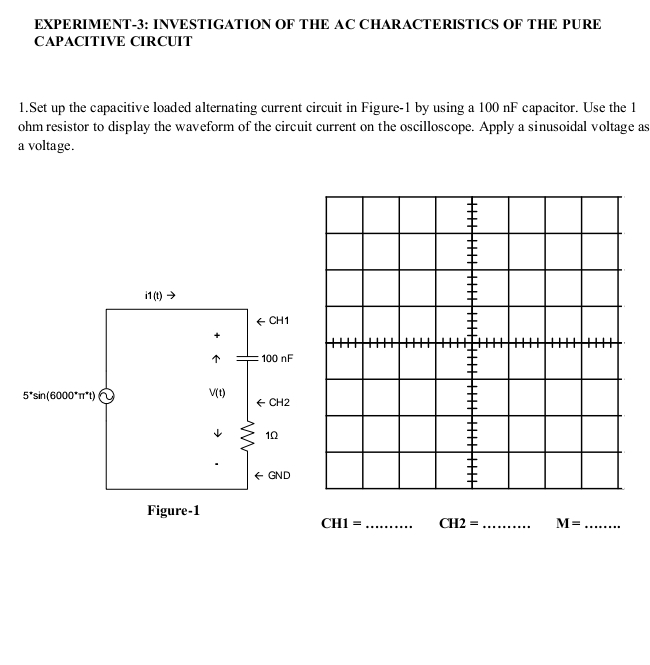 Solved EXPERIMENT-3: INVESTIGATION OF THE AC CHARACTERISTICS | Chegg.com
