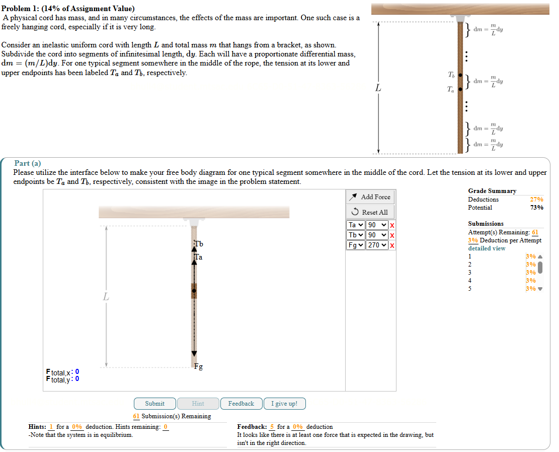 Solved Part (a) ﻿Please utilize the interface below to make | Chegg.com