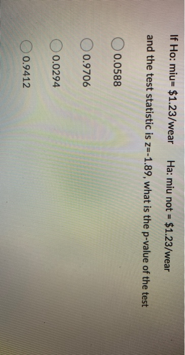 Solved Which of the following is not a statistical | Chegg.com