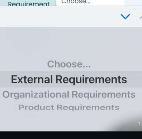 Solved Match Each requirement example to its type category | Chegg.com