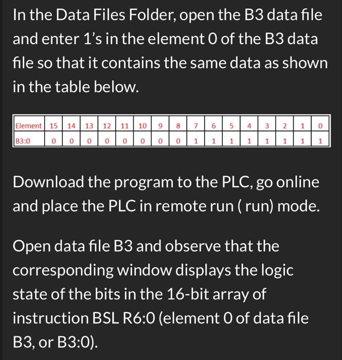 Solved \r\n\r\n\r\n\r\n\r\nPart 2: BSL and BSR Instructions | Chegg.com