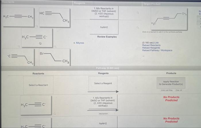 Solved please show how reactant and reagent creatse target | Chegg.com