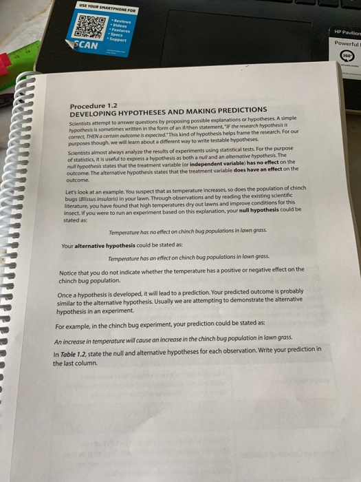 Solved: Reviews Procedure 1.1 MAKING OBSERVATIONS AND ASKI... | Chegg.com Solved: Reviews Procedure 1.1 MAKING OBSERVATIONS AND ASKI... | Chegg.com