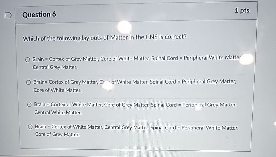 Solved Question 61ptsWhich of the following lay outs of | Chegg.com
