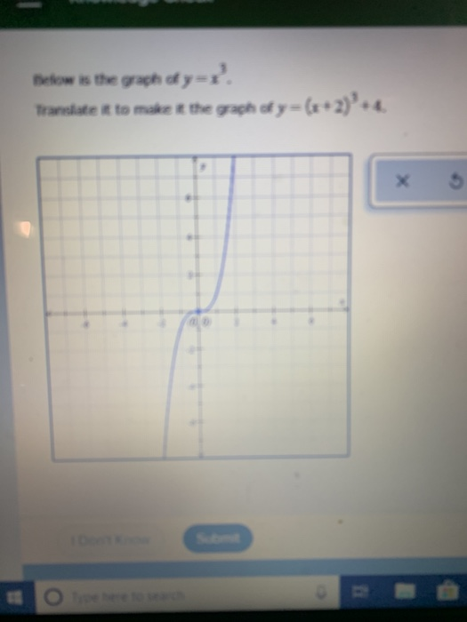 Solved Below is the graph Translate it to make it the graph | Chegg.com