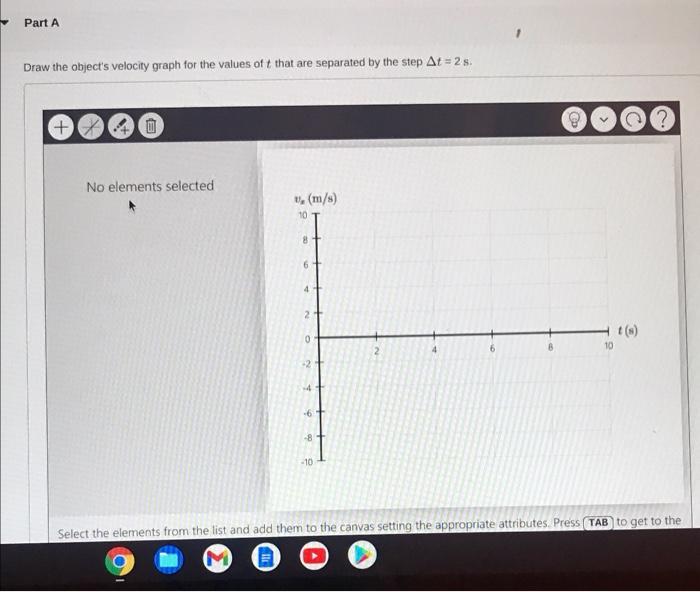 Solved Part Draw An object has the acceleration graph shown | Chegg.com
