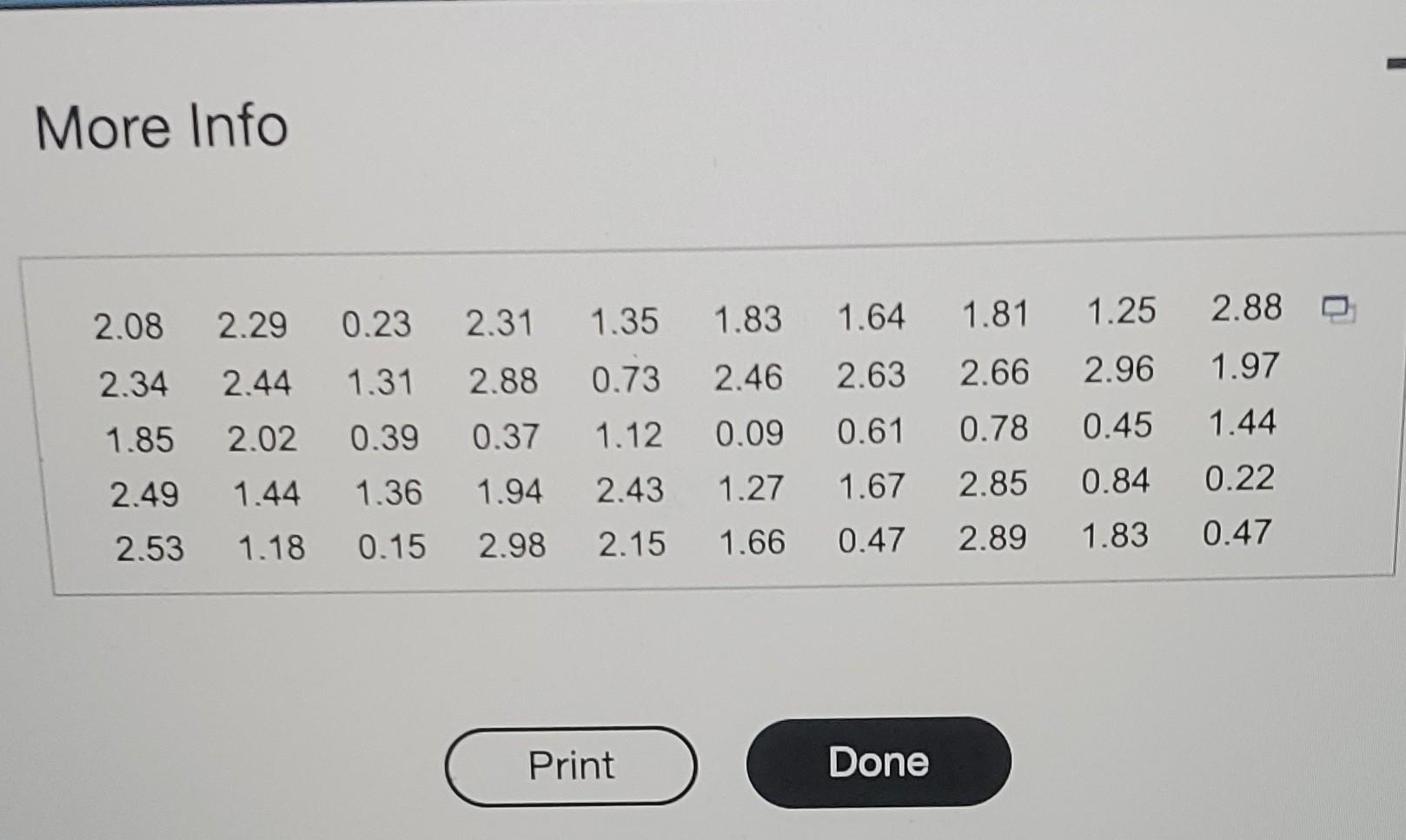 Solved Use the magnitudes (Richter scale) of the earthquakes | Chegg.com
