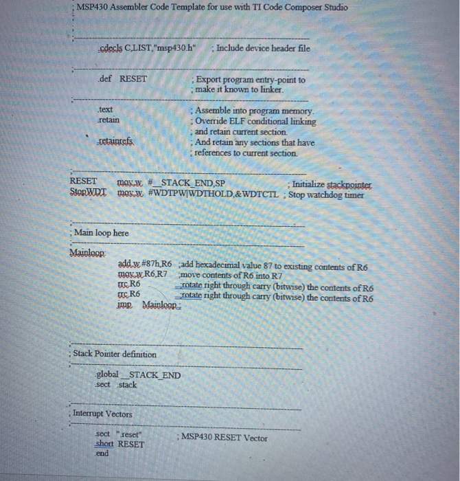 Solved 3. Given the assembly language code listing below: a) | Chegg.com