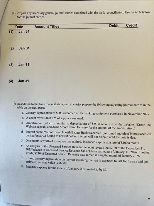 Solved Accounting Cycle Project - Part 2 Continuing Case: | Chegg.com