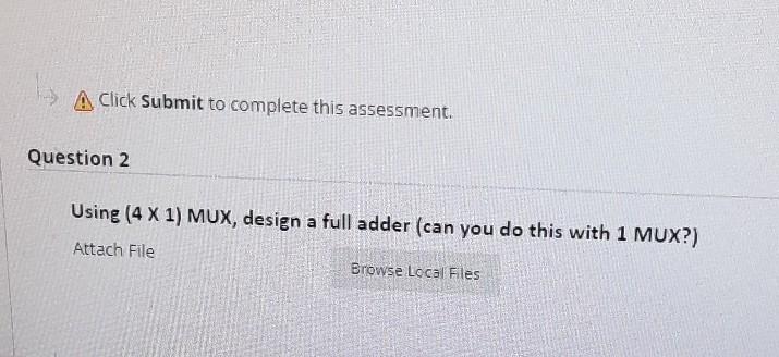 Solved Click Submit to complete this assessment. Question 2 | Chegg.com