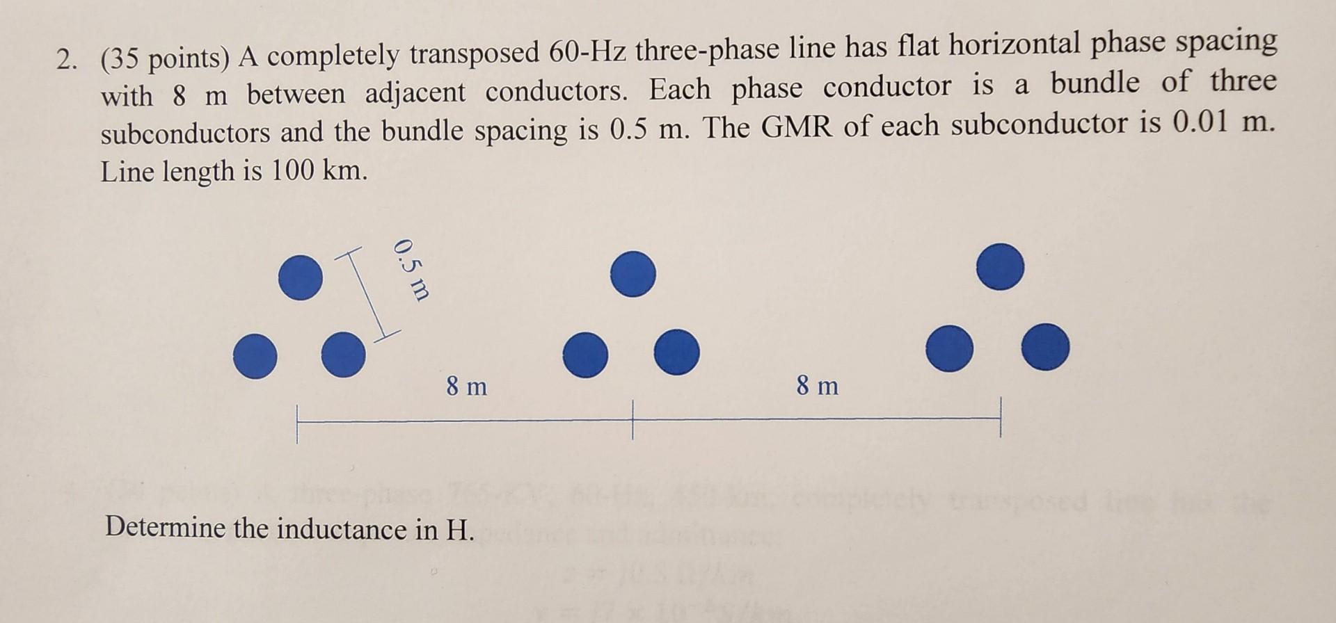 Solved 3. ( 30 points) For the same three-phase line in | Chegg.com