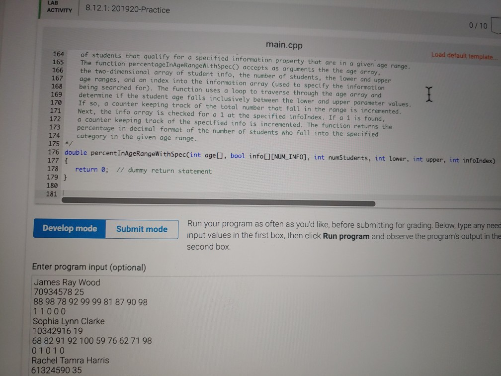 Solved I need more. I already have a code just let me know | Chegg.com