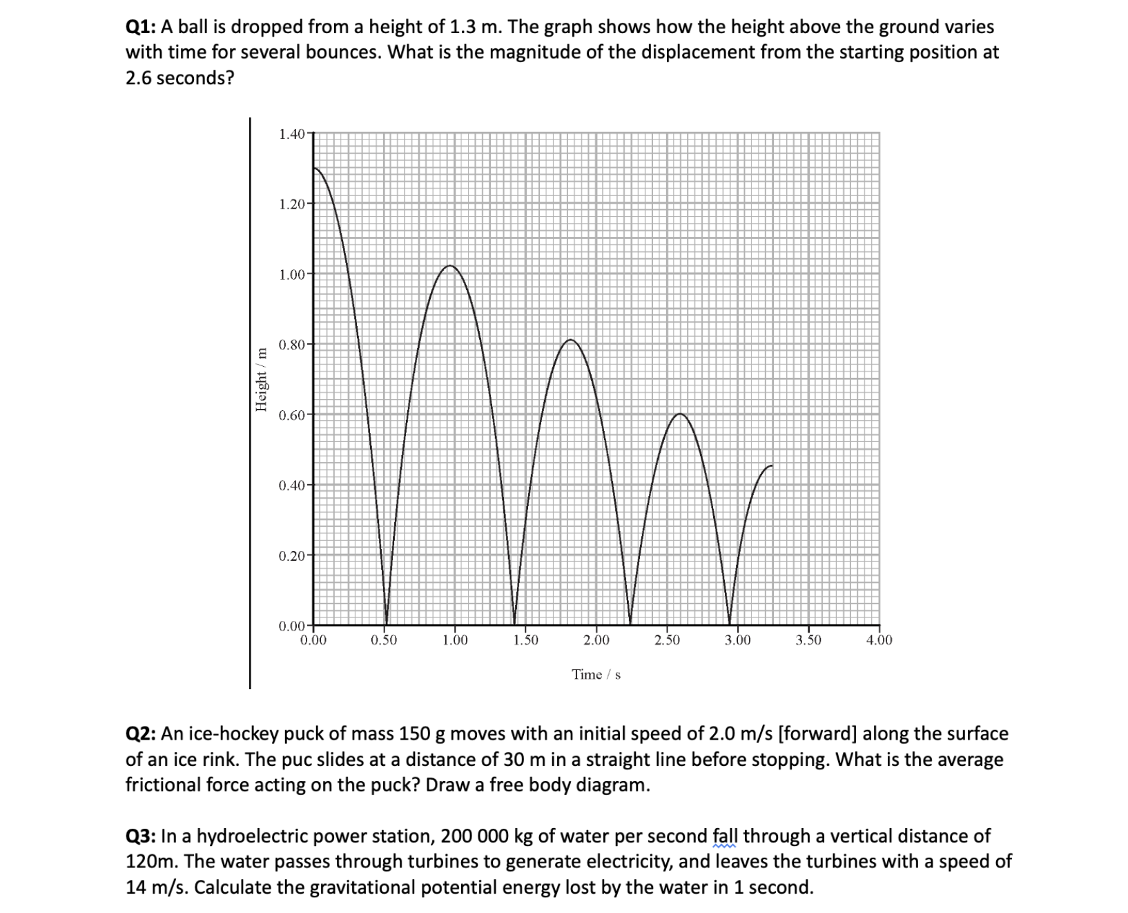 Solved NOTE: Q1 ﻿Explain each step of the calculation | ﻿Q2 | Chegg.com