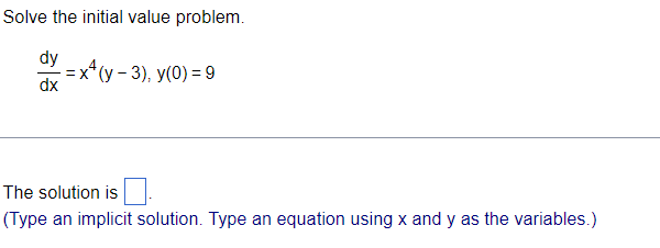 Solve the initial value | Chegg.com
