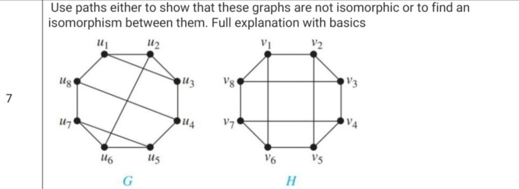 Solved Use paths either to show that these graphs are not | Chegg.com
