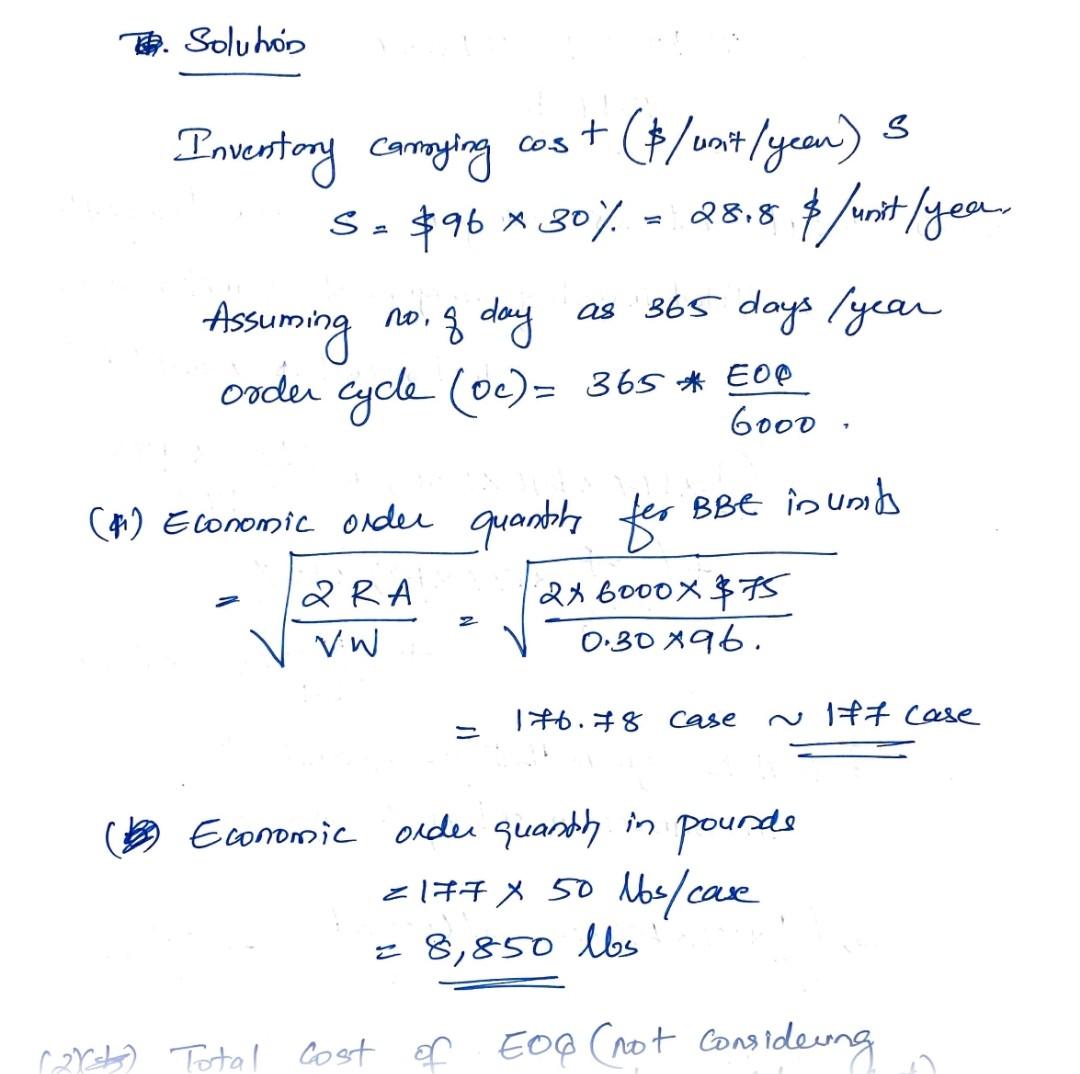 Solved Baseball Card Emporium (BBE) of Lewistown, | Chegg.com