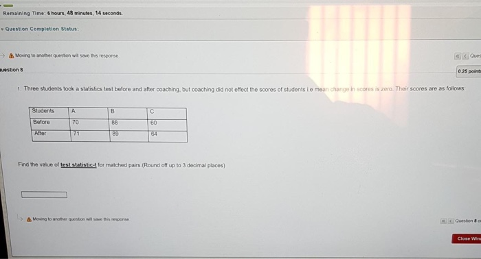 Solved Remaining Time: 6 hours, 48 minutes, 14 seconds | Chegg.com