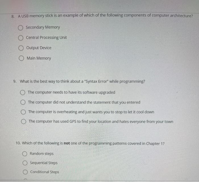 Solved 1. When Python is running in the interactive mode and | Chegg.com