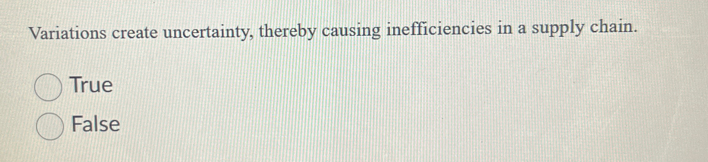 Solved Variations create uncertainty, thereby causing | Chegg.com
