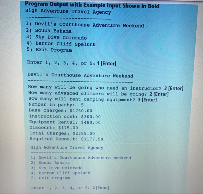 Solved c++ add comments and allow user input, output has to | Chegg.com
