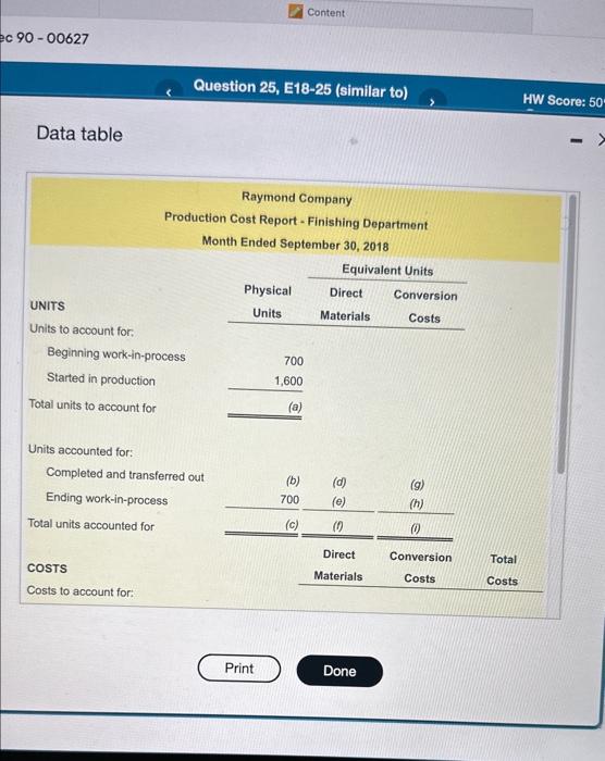 Solved Complete the missing amounts in the following | Chegg.com