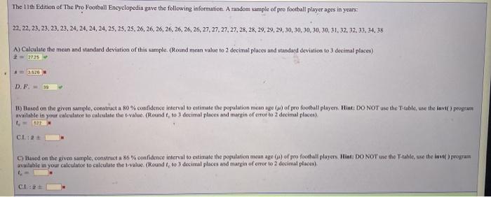 Solved The Ulth Edition of The Pro Football Encyclopedia | Chegg.com