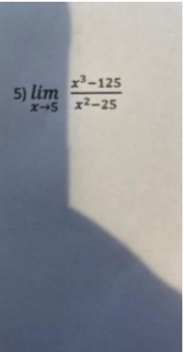 Solved limx→4x−4x1−41limx→5x2−25x3−125 | Chegg.com