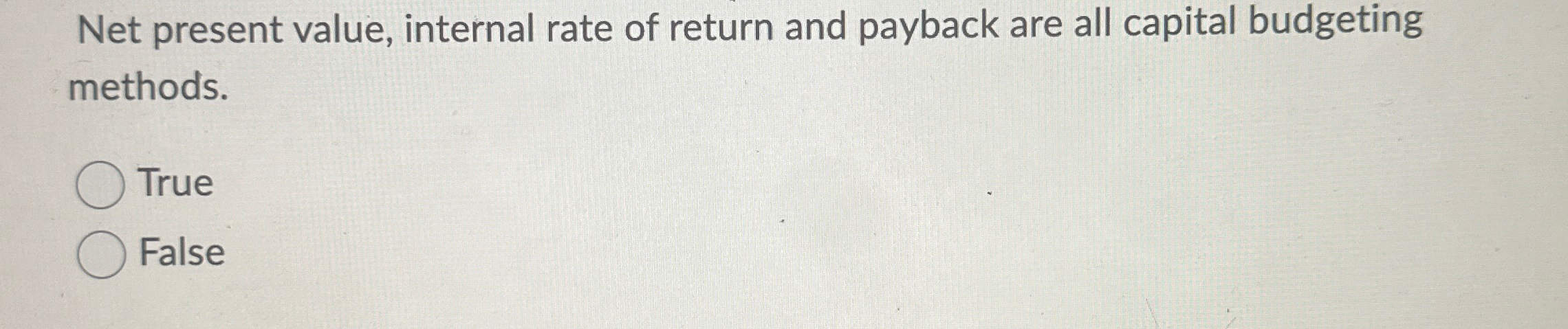 Solved Net present value, internal rate of return and | Chegg.com