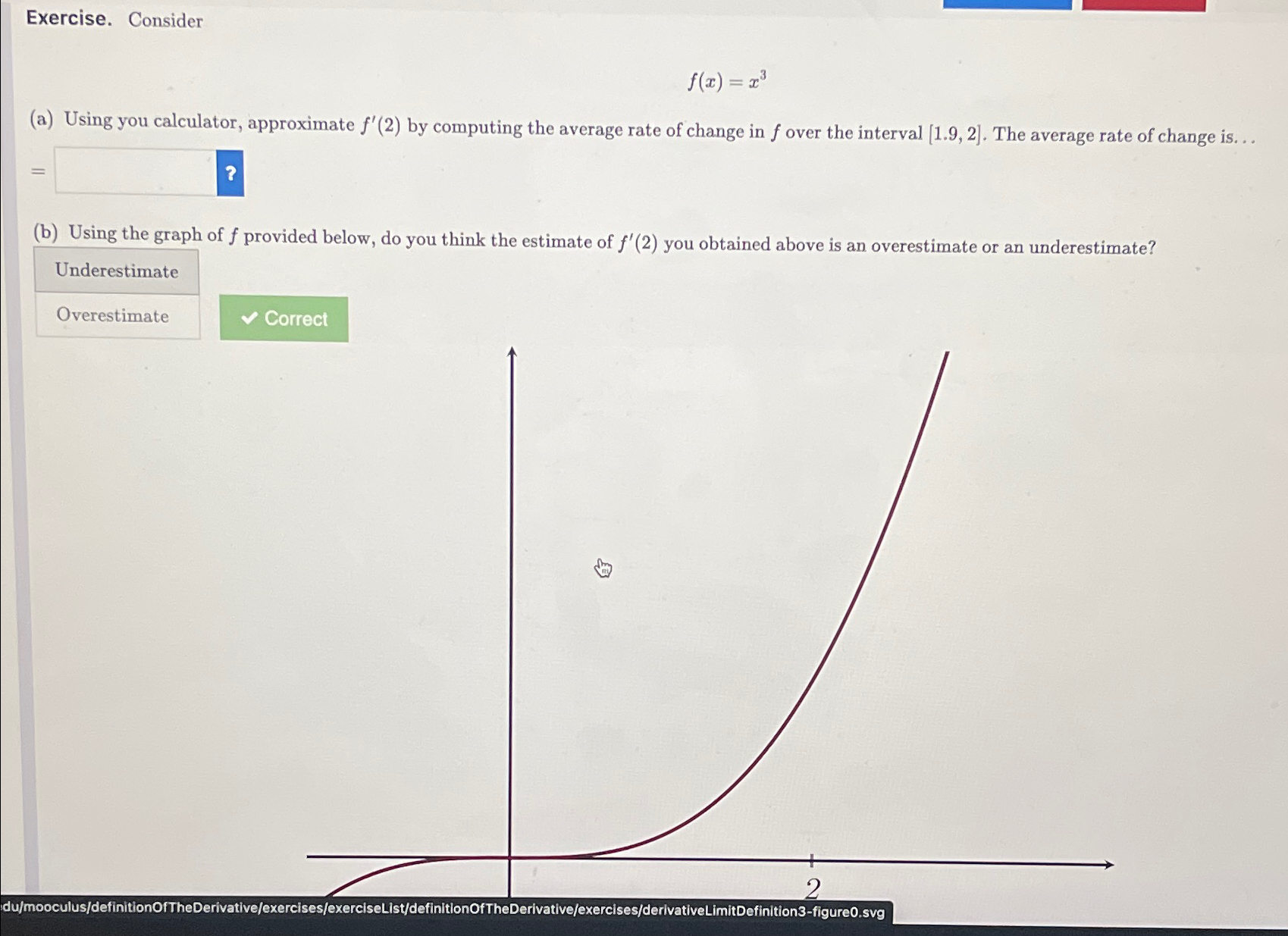 Solved Exercise. Considerf(x)=x3(a) ﻿Using you calculator, | Chegg.com
