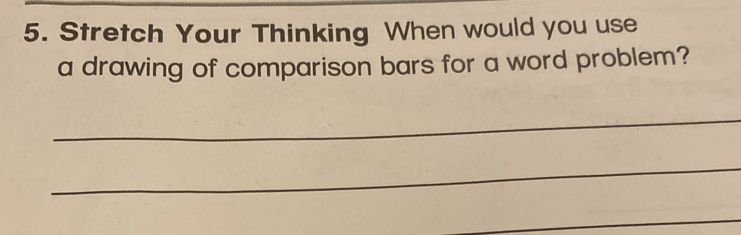 Solved Stretch Your Thinking When would you usea drawing of | Chegg.com