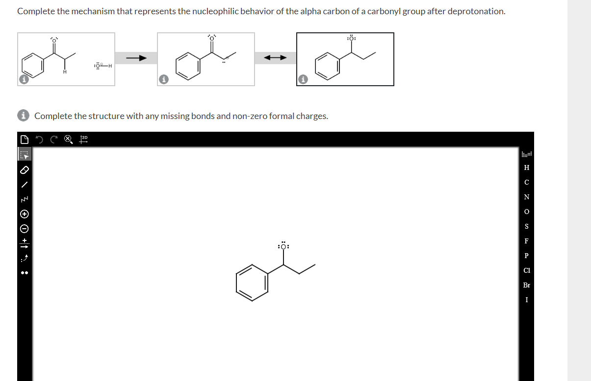 Solved Complete the mechanism that represents the | Chegg.com