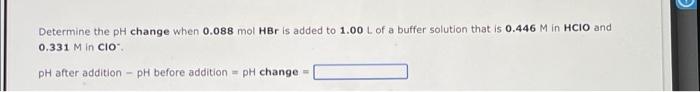 Solved A buffer solution contains 0.341 M C6H5NH3Br and | Chegg.com
