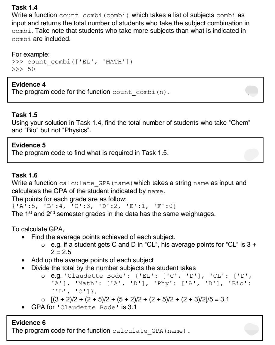 Solved 1. Results management For this task, you are required | Chegg.com