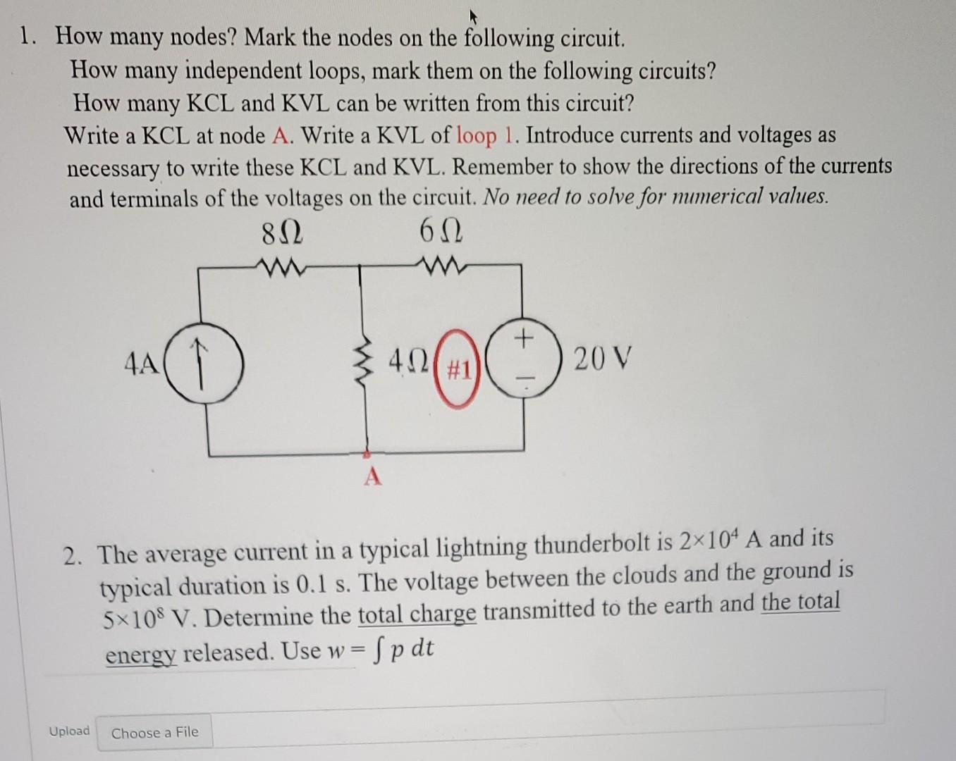 Solved 1. How many nodes? Mark the nodes on the following | Chegg.com