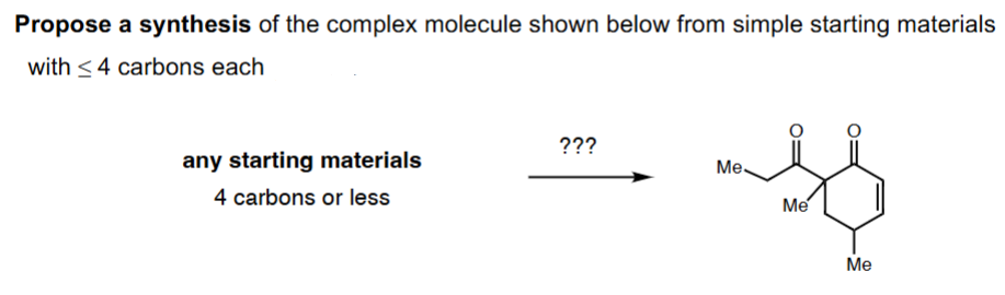 Solved Propose a synthesis of the complex molecule shown | Chegg.com