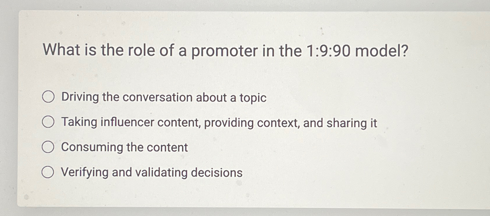 Solved What is the role of a promoter in the 1:9:90 | Chegg.com