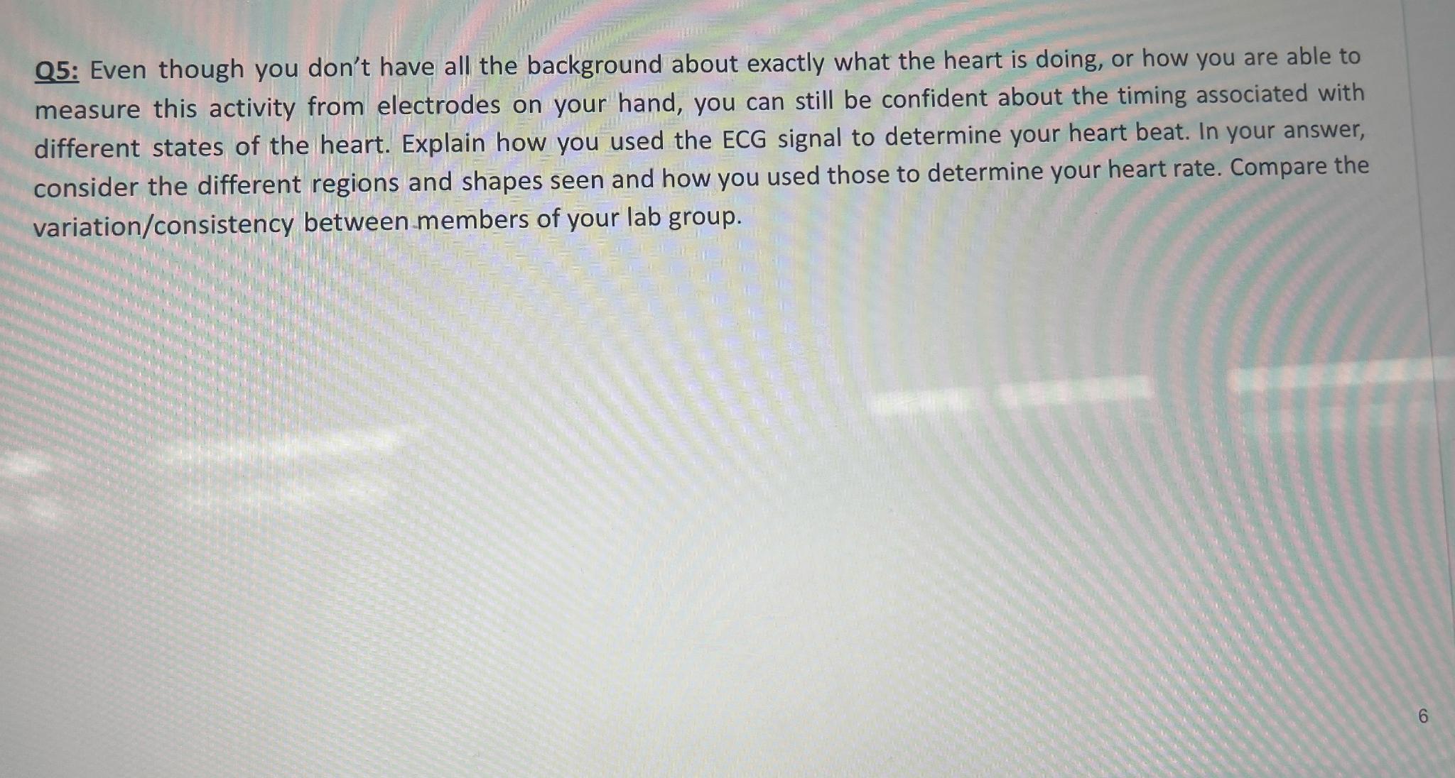 Solved Q5: Even though you don't have all the background | Chegg.com